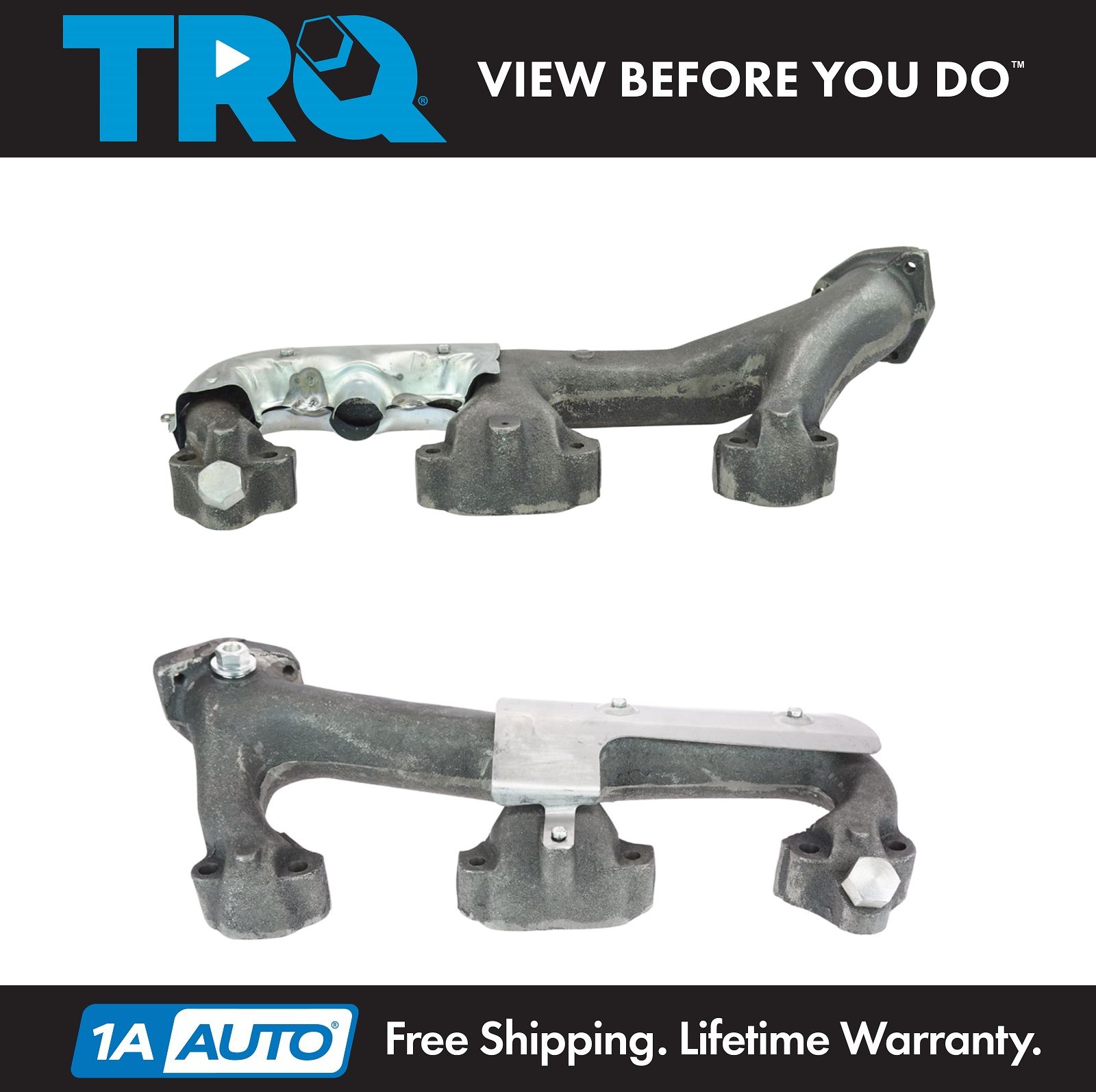 Pair Of Exhaust Manifolds For 88-95 Chevy GMC 5.0L 5.7L V8 Exhaust ...